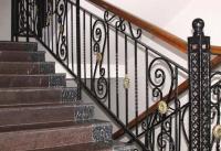 China Spiral Staircase Cast Iron Banister Rails Erosion Resistance Light Weight for sale