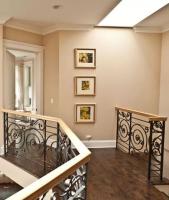 China Wear Resistant Cast Iron Stair Railing Rustproof For Outdoor / Indoor Stairs for sale
