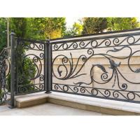 China Rust Proof Cast Iron Balcony Railings Wear Resistant For House Villa Farm for sale