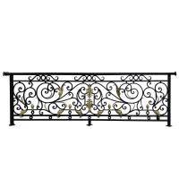 China Deck/balcony/stair railing, wrought iron fence, cast iron railing,outdoor iron railing for sale