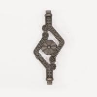China Wrought Iron Decorative Iron Pieces Handrail Fittings Anti Rust Custom Design for sale