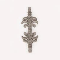 China Wrought Iron Decorative Iron Pieces Handrail Fittings Anti Rust Custom Design for sale