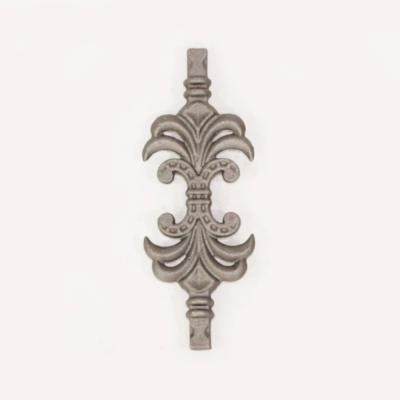 China Wrought Iron Decorative Iron Pieces Handrail Fittings Anti Rust Custom Design for sale