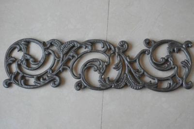 China Stair Railings Balcony Cast Iron Rosette Decorative Iron Panels Eco Friendly for sale