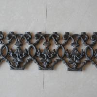 China Stair Railings Balcony Cast Iron Rosette Decorative Iron Panels Eco Friendly for sale
