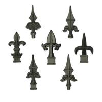 China Forged Wrought Iron Ornaments Corrosion Resistance , Fence Cast Iron Items for sale