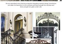 China Swing Courtyard Iron Gates Hot-Dipped Galvanized Surface Beautiful Elegance for sale