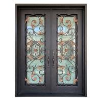 China Wrongt Iron Doors，iron doors, iron gates for sale