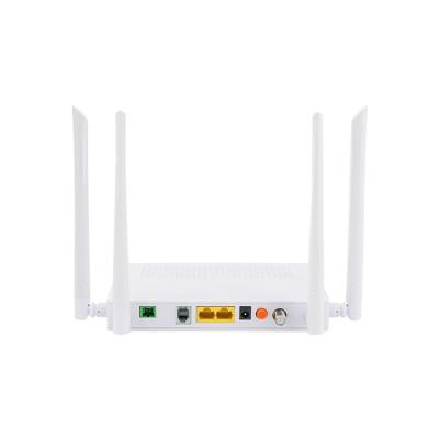 China GPON X PON ONU Dual Band 2LAN 1POTS 1USB HG323ACT With CATV WIFI for sale