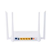 China WiFi AC GPON ONU 4GE HGU Fiber Optic Equipment RJ45 White Color for sale