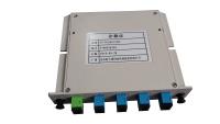 China FTTx Frame Type Fiber Optic PLC Splitter 1:N 2:N With SC UPC Connectors for sale