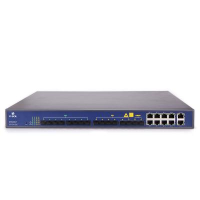 China FTTH FTTX Fiber Optic GPON OLT 8 PON Port L3 10G Mini V1600G1 for sale