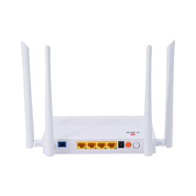 China EPON GPON ONT 4GE 1USB WiFi 5dBi 4 Antennas XPON ONT V2804AC-Z for sale