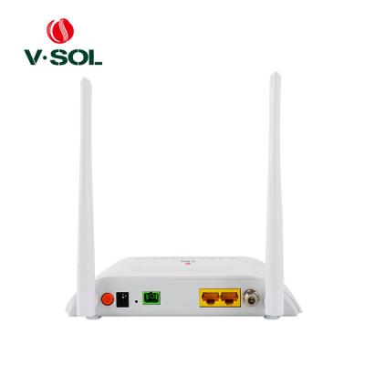 China FTTH GPON Fiber Optic ONT SC / APC Connector 1GE 1FE WIFI CATV XPON ONU for sale