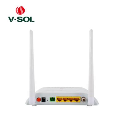China V-SOL V2804RGWT GPON ONU 1GE 3FE WiFi4 CATV GPON ONT With Realtek Chipset for sale