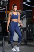 China Supportive Wide Shoulder Straps Padded Sports Bra Anti Odor Medium For Daily Wear for sale