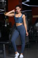 China Limited Edition Printed Sports Bra Stylish Supportive For Gym And Streetwear for sale