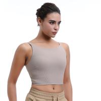 China Breathable Ladies' Seamless Sports Bra Open Back For Sensitive Skin for sale