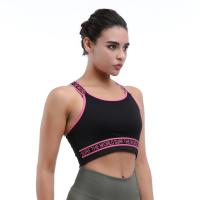 China Sustainable High Support Sports Bra For Women Solid Color Regular Size for sale