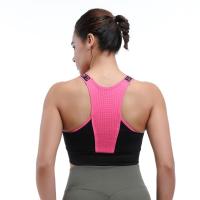 China Sustainable High Support Sports Bra For Women Solid Color Regular Size for sale
