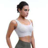 China High Impact Ladies' Sports Bra Wireless Moisture Wicking & Breathable Workout Top for sale
