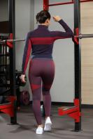 China Full Zip Performance Long SleeveTight Ribbed Fit Breathable Fabric for sale