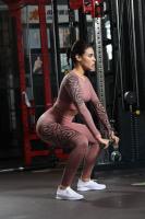 China Ribbed High-Waist Leggings – Extra Stretch, No Roll-Down Waistband & Full Coverage for sale