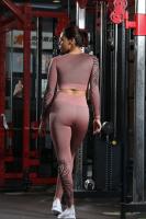 China Ribbed High-Waist Leggings – Extra Stretch, No Roll-Down Waistband & Full Coverage for sale
