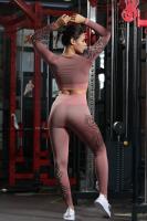 China Ribbed High-Waist Leggings – Extra Stretch, No Roll-Down Waistband & Full Coverage for sale