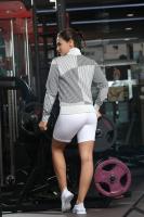China Athleisure Full Zip Top Loose Fit Breathable Fabric & Streetwear Ready For Gym-To-Cafe for sale