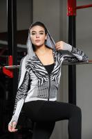 China Full Zip Long Sleeve Hoodie Moisture Wicking Thumbholes Sustainable Athleisure for sale