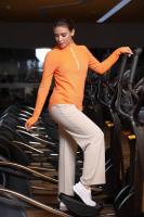 China Quarter Zip With Mock Neck Performance Long Sleeve Loose Fit Moisture Wicking for sale