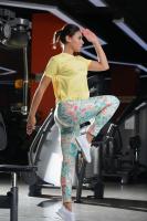 China Streetwear Yoga Leggings Edgy Prints Drop Crotch Urban Athleisure Vibes for sale