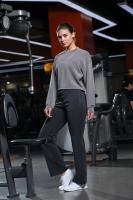 China Cropped Long Sleeve Hoodie Oversized Fit Drop Armholes Gym To Street Versatility for sale