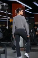 China Cropped Long Sleeve Hoodie Oversized Fit Drop Armholes Gym To Street Versatility for sale