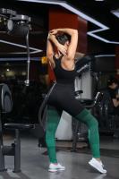 China Yarn Dyed Seamless Soft Yoga Leggings 4-Way Stretch No See Through for sale