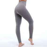 China Mesh Panel Ventilated Yoga Pants Cooling Design High Flexibility Stylish Cutouts for sale