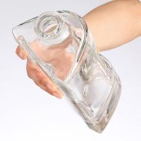 China 650ml Crystal Round Decanter Set for Whiskey Glass Bottle Gift Box Vodka Wine Bottle for sale