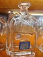 China Empty Transparent 500ml 700ml 750ml XO Brandy Glass Bottles Acceptable Customer's Logo for sale