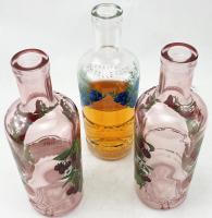 China 700 ml 750 ml 500 ml 1 Liter Customized Transparent Glass Wine Bottle with Custom Logo for sale