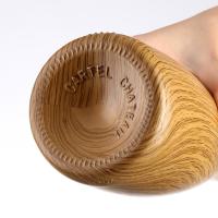 China Custom Size Accepted 750ml/350ml Wooden Pattern Glass Bottle for Beer Water Champagne for sale