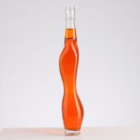 China Whisky Spirit Glass Products Unique Shape Woman Body Glass Liquor Bottle for Liquor for sale