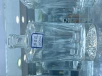 China 500ml 750ml 1000ml Flint Glass Vodka Brandy Bottle Custom Spirit Vodka Glass Bottle for sale