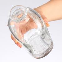 China 700ml 750ml 1000ml Frosted Printing Glass Bottle Extra Super Flint for Gin Vodka Tequila Whisky Brandy for sale