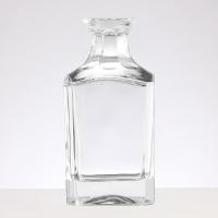 China 250ml Glass Bottle for Beverage Square Design Base Material Glass Industrial Beverage for sale