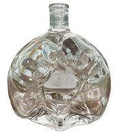 China Customized 500ml 700ml 750ml Flint Glass Vodka Bottles with Hot Stamping Surface for sale
