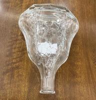 China Carved Glass XO Bottle 700ml Glass Bottle Vodka Brandy Whiskey Decanter with Stopper for sale