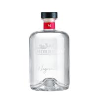 China Clear Glass 100ml 250ml 375ml 500ml Round Frosted Wine Vodka Bottle with Cork Stopper for sale