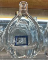 China 200ml 500ml 750ml 1000Ml Glass Bottles With Cork for Brandy Rum Tequila Spirit Gin Vodka Whiskey for sale