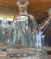 China 200ml 500ml 750ml 1000Ml Glass Bottles With Cork for Brandy Rum Tequila Spirit Gin Vodka Whiskey for sale
